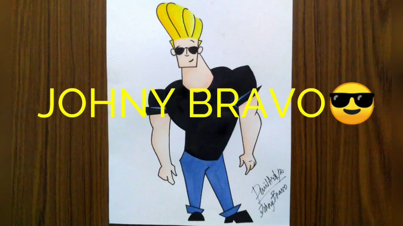 Drawing Johnny Bravo - Timelapse | Cartoon | Cartoon Network | Devil ...