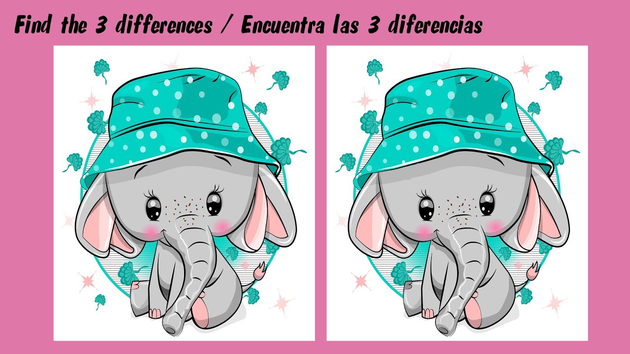 #01 Encuentra las 3 diferencias / Find the 3 differences - YouTube