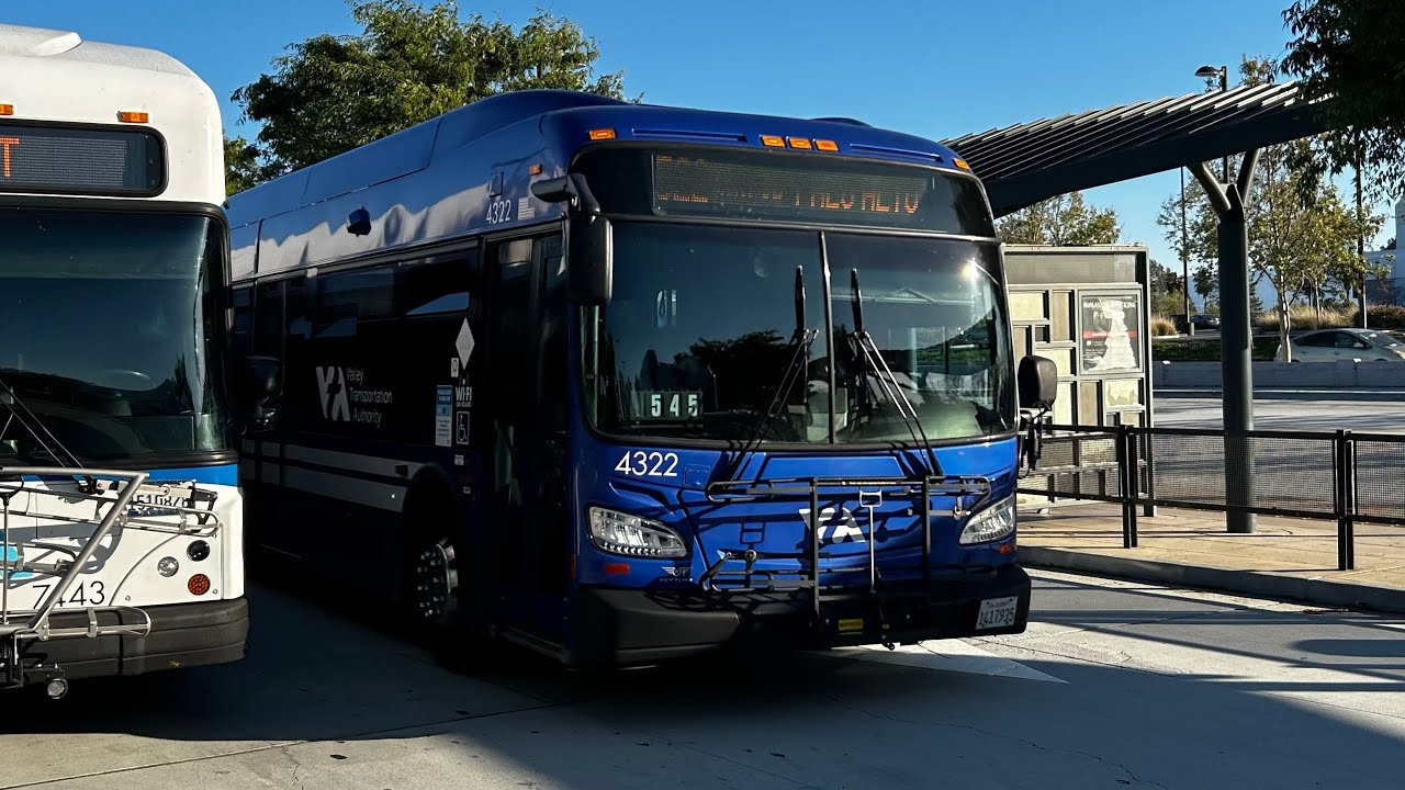 Vta Route 522 Rapid: 2014 New Flyer XDE60 #4322! - YouTube