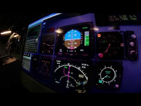 ILS manual landing - YouTube