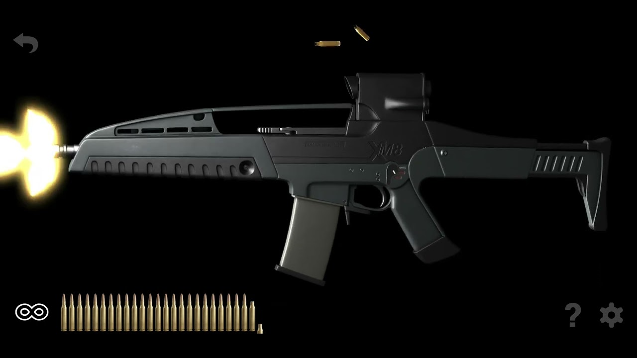 XM8 Machine guns - YouTube