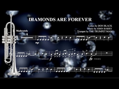 Diamonds are Forever (from "James Bond") - Bb Trumpet Sheet Music - YouTube