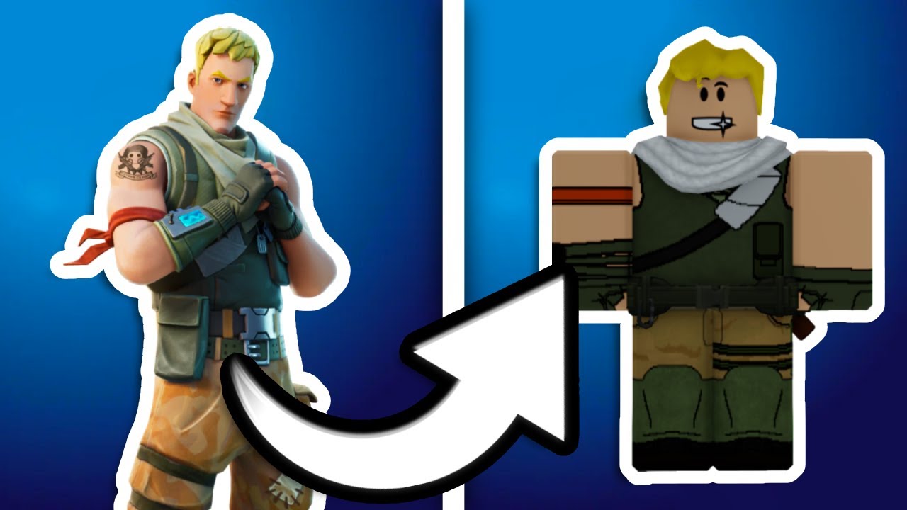 How to Make Jonesy on ROBLOX (Default Fortnite Outfit Tutorial) - YouTube