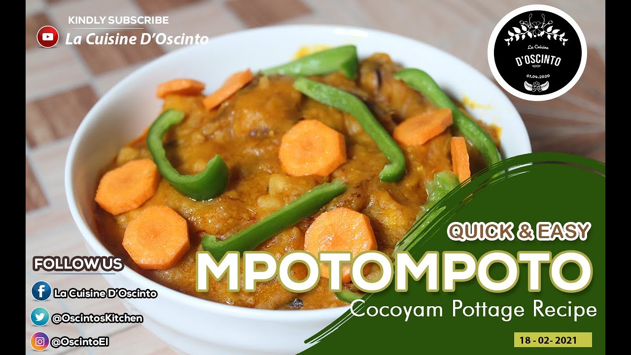 Mpotompoto | Mpihuu I Cocoyam Pottage Recipe | A Ghanaian Delicacy😋😘 ...