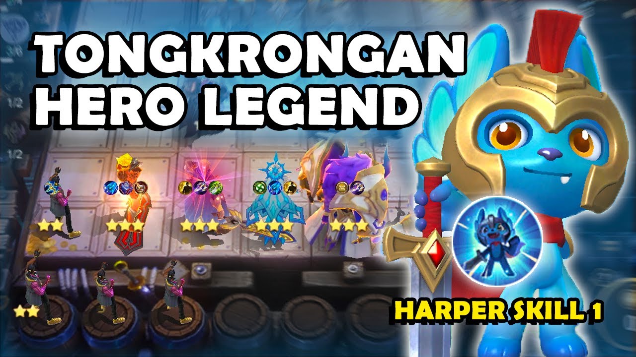HERO LEGEND BERKUMPUL! MODAL HARPER SKILL 1 - Magic Chess Mobile ...