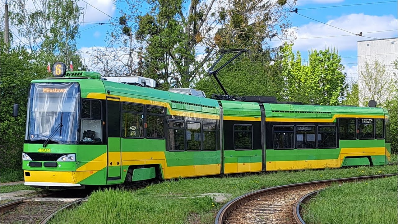 MPK Poznań | Linia 6 | Tatra RT6 | Kierunek Budziszyńska - YouTube