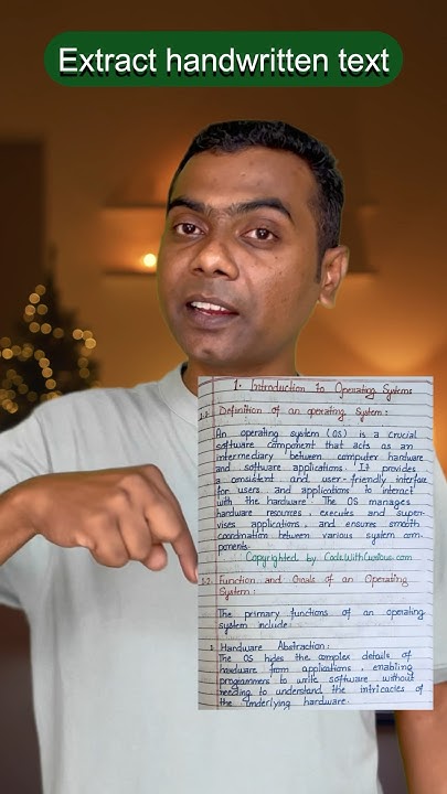 How to extract handwritten text from images easily #shorts - YouTube