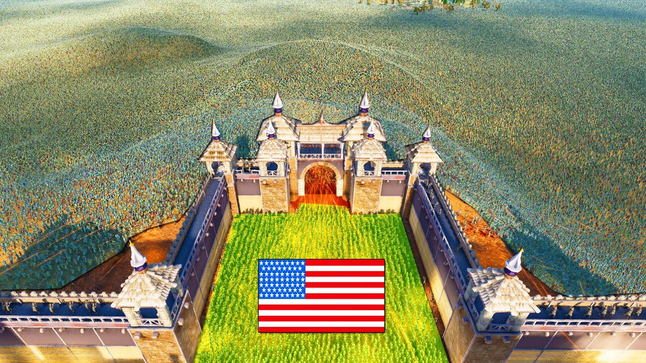 6 Million Rioters Charge Modern US ARMY Fort! - Ultimate Epic Battle ...