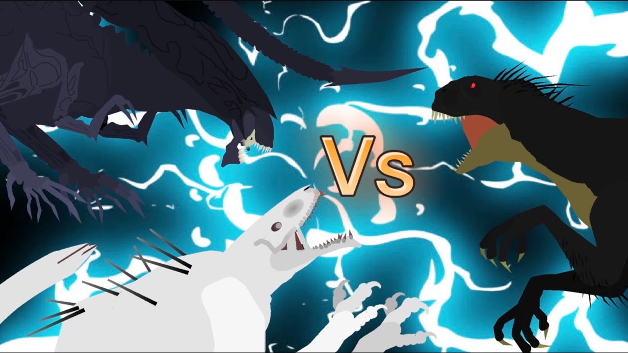 Scorpius Rex vs white spike vs queen Xenomorph(stick nodes) - YouTube