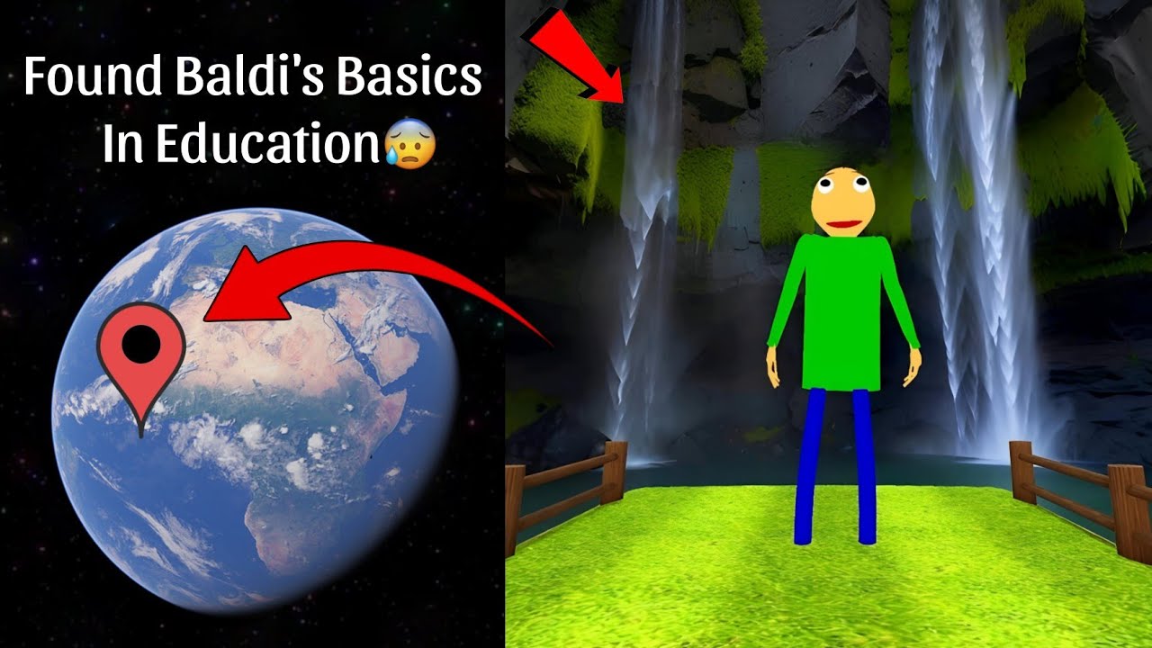 I Found Baldi's Basics In Education On Google Earth! - YouTube