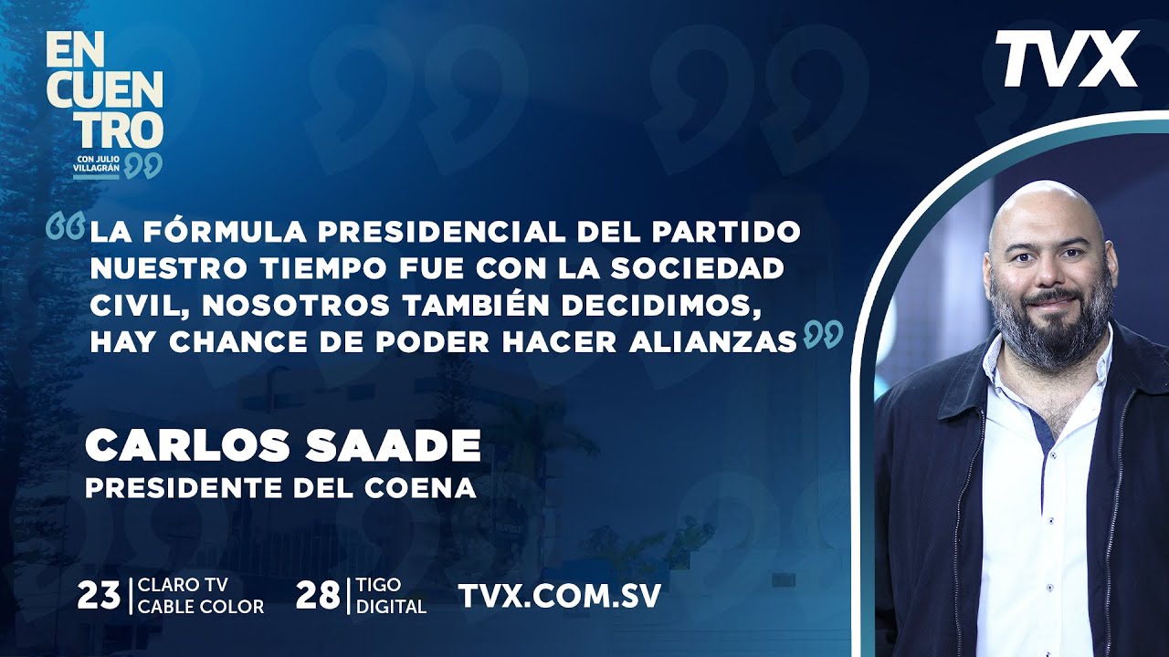 Encuentro TVX: Carlos Saade, presidente del COENA - YouTube
