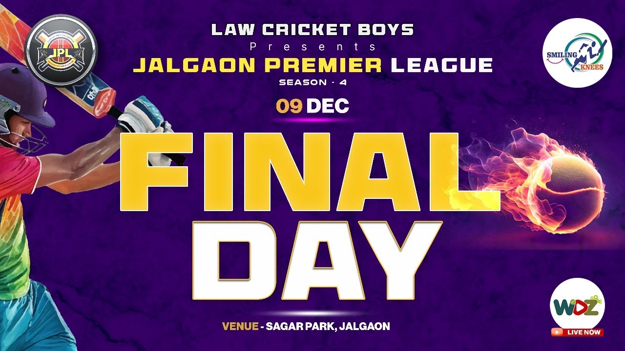 Jalgaon Premier League 2025 || FINAL DAY || WDZ - YouTube
