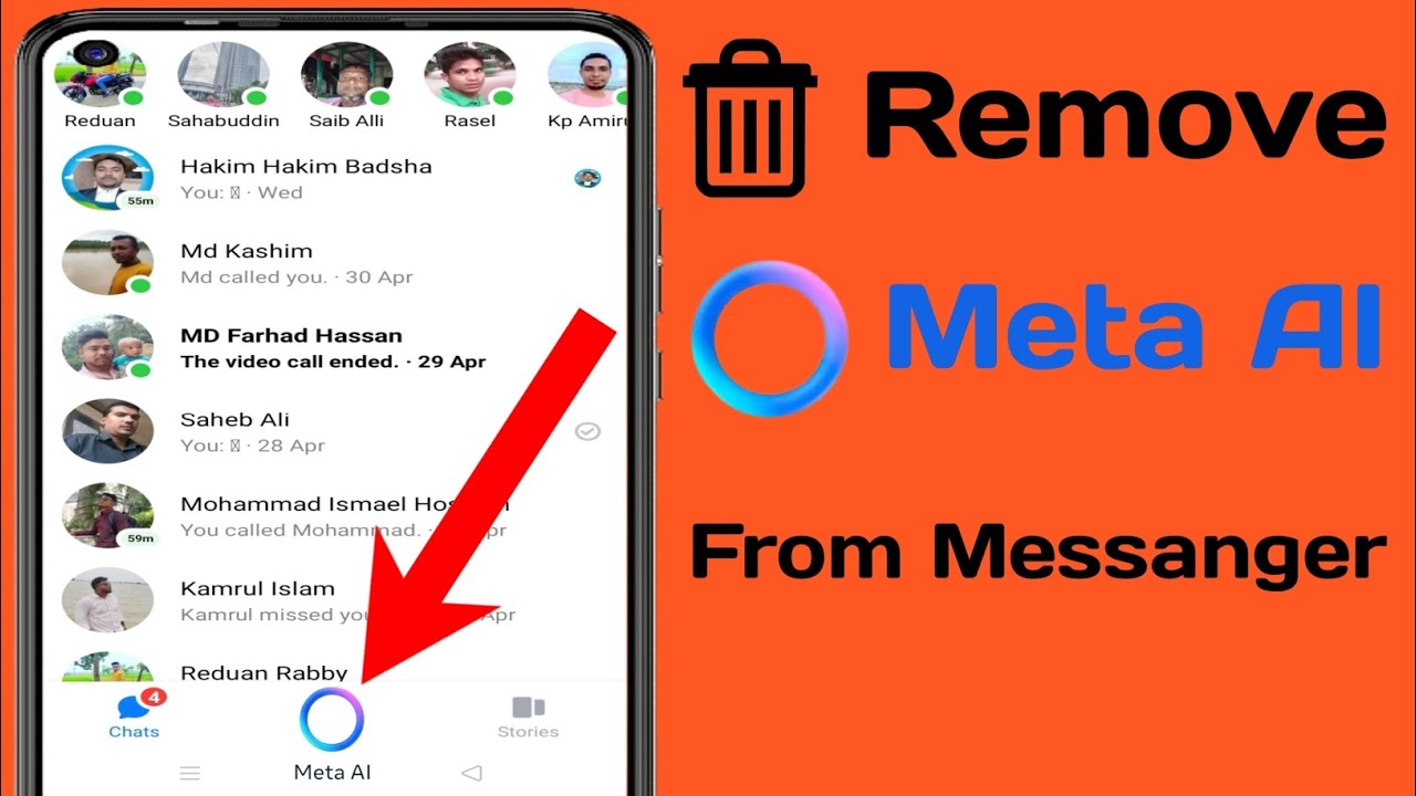 How To Remove Meta AI From Messenger ( 2024 ) | Delete Meta Ai From Messenger - YouTube