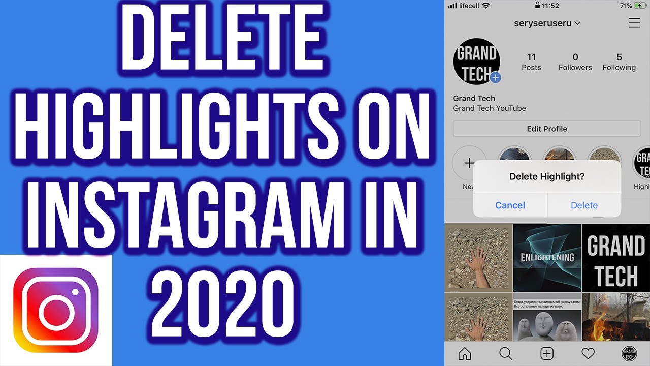 How To Delete Highlights On Instagram In 2020 YouTube how-to-delete-highlights-on-instagram-in-2020-youtube