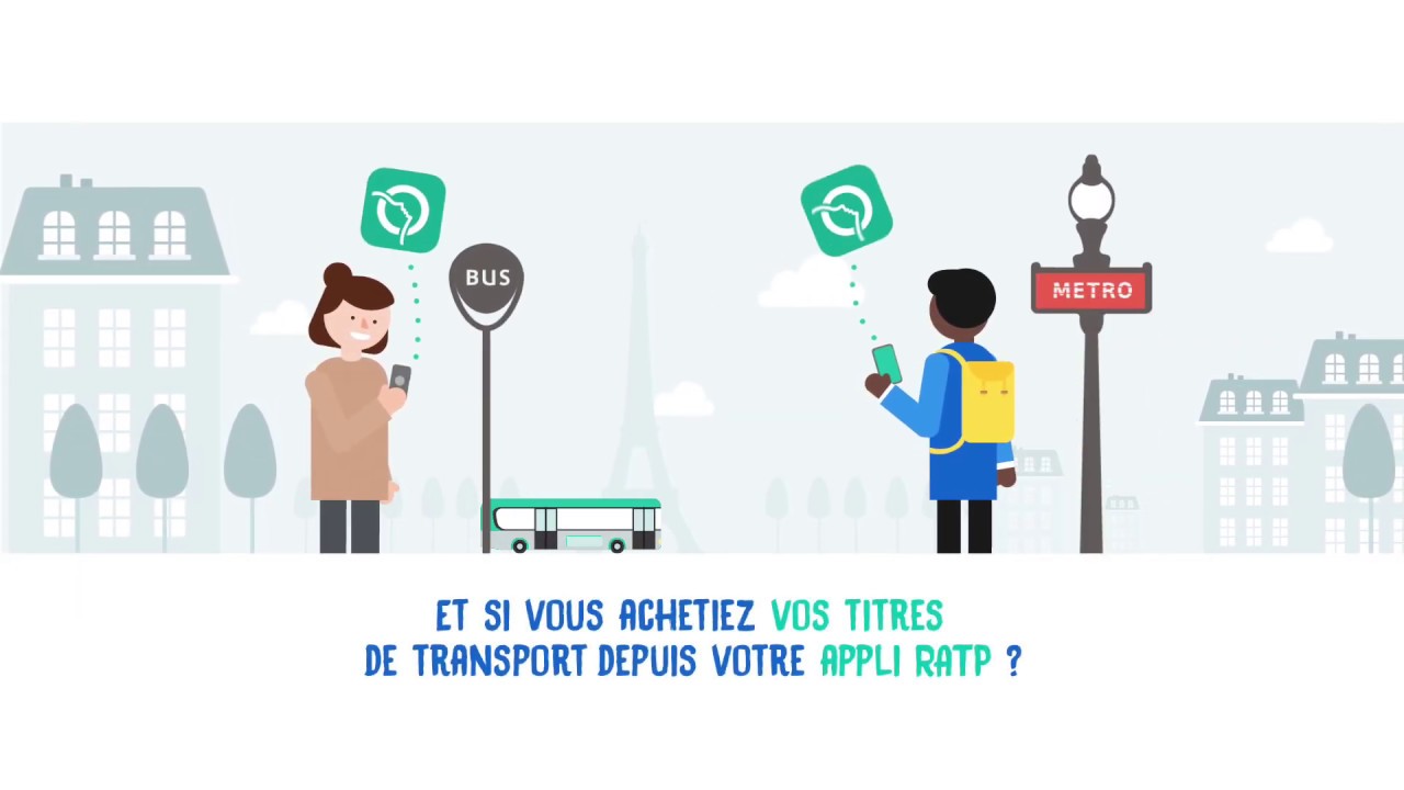 Et si vous achetiez vos titres de transport sur l’appli RATP - YouTube