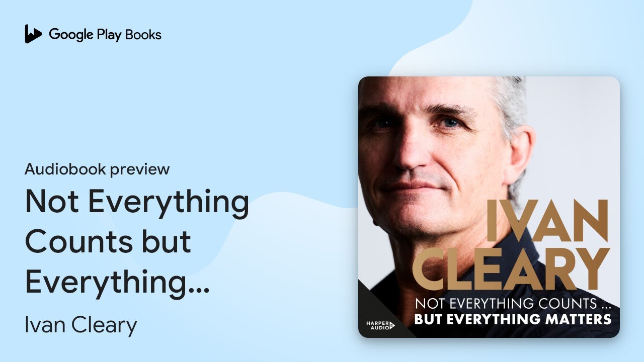 Not Everything Counts but Everything Matters:… by Ivan Cleary ...