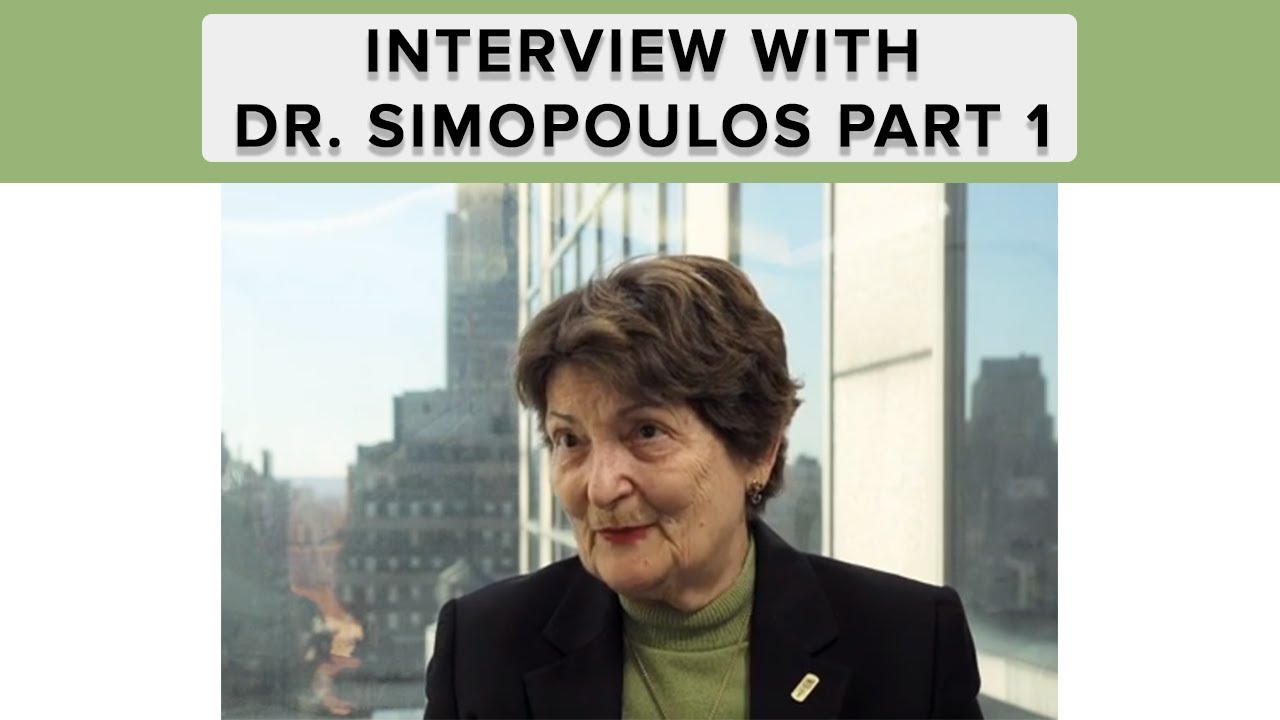 Interview with Dr. Simopoulos Part 1 - YouTube
