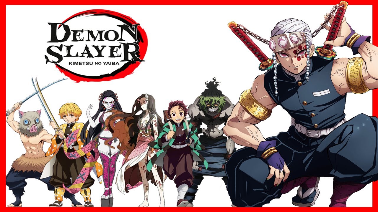 NIVELES DE PODER DEL DISTRITO ROJO | KIMETSU NO YAIBA - YouTube