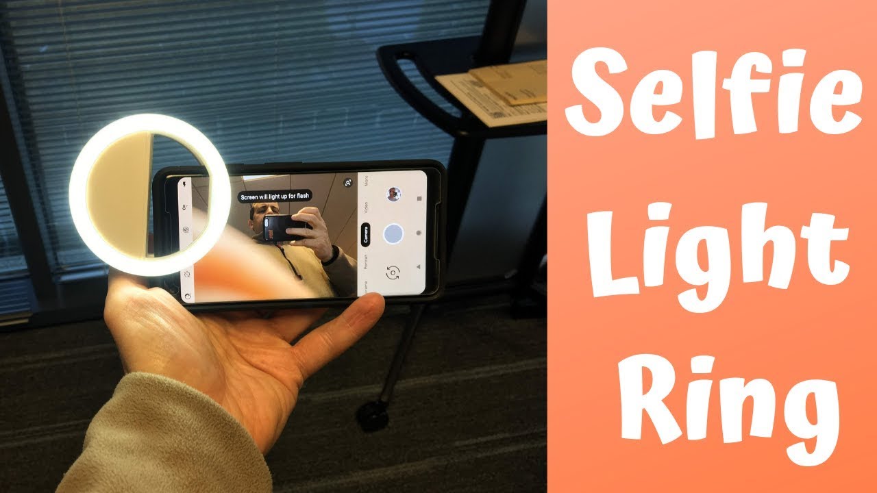 Meifigno Self Ring Light Review And Demo - YouTube