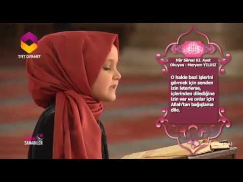 Küçük Meryem'den Muhteşem Kur'an Tilaveti