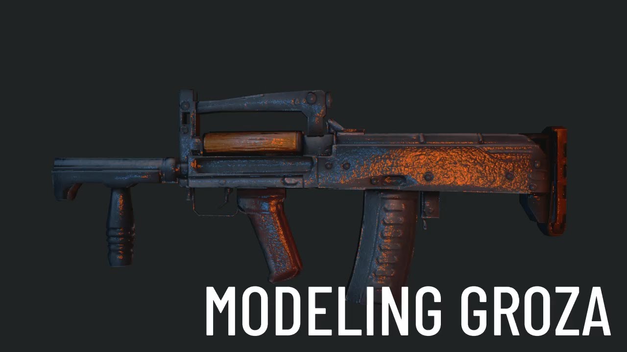 Speed Modeling Groza in Blender 2.79 - YouTube