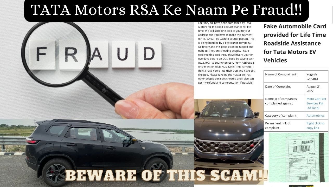 TATA Motors RSA Ke Naam pe Fraud !!😐😮|| Beware of this Scam!!😮😵 || Vlog ...