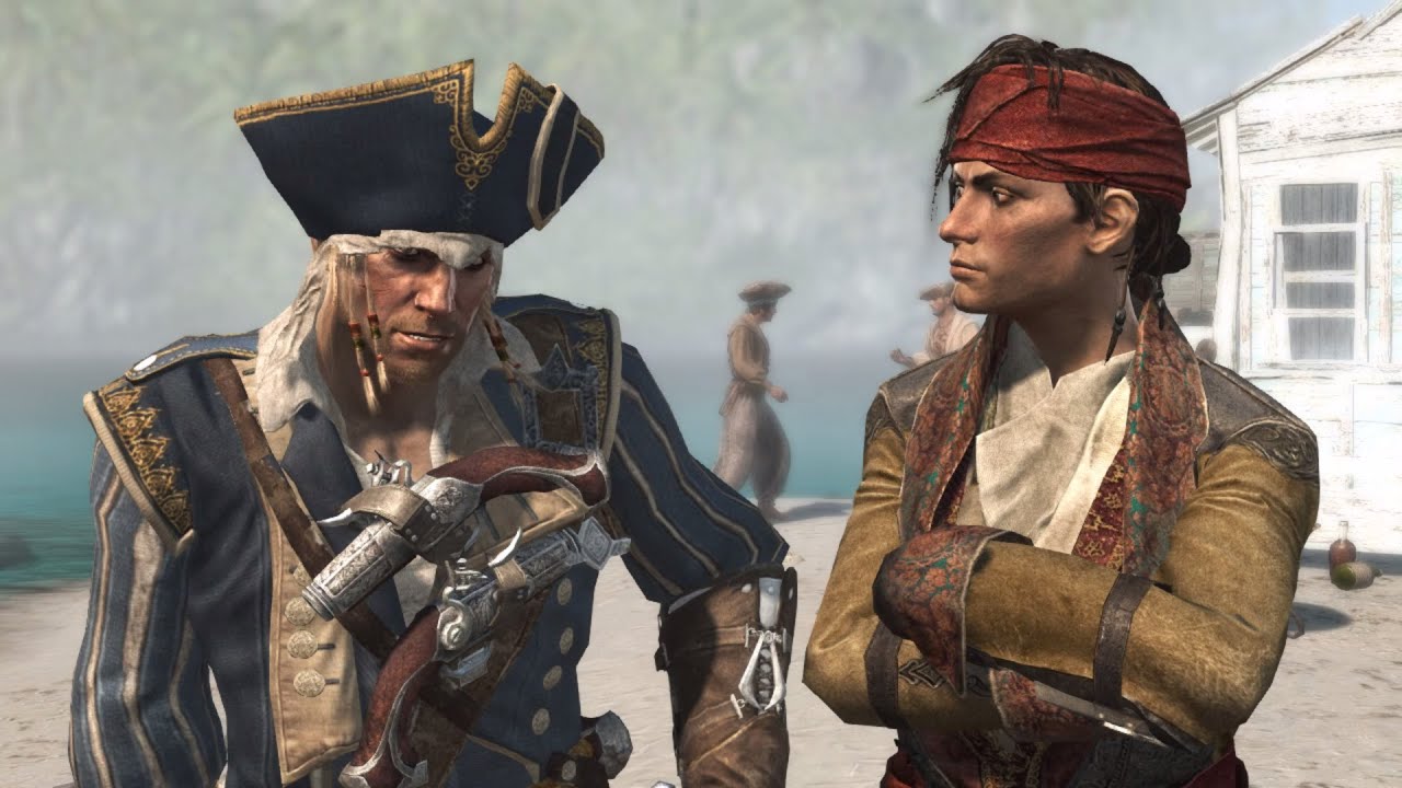Captain Kidd Outfit (Exploring Sage Temple) Assassin's Creed 4 Black ...