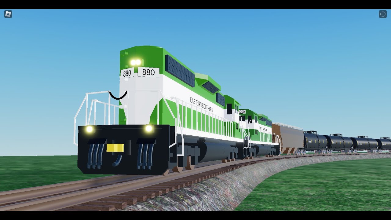 Eastern Southern EMD Long Hood Forward Leads Tanker train Nice RS3L ...