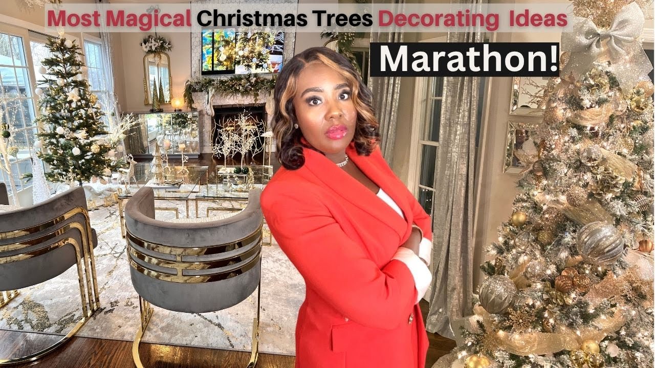 ULTIMATE CHRISTMAS TREES DECORATE WITH ME! 🌲🌲 MARATHON | LOTS OF ...