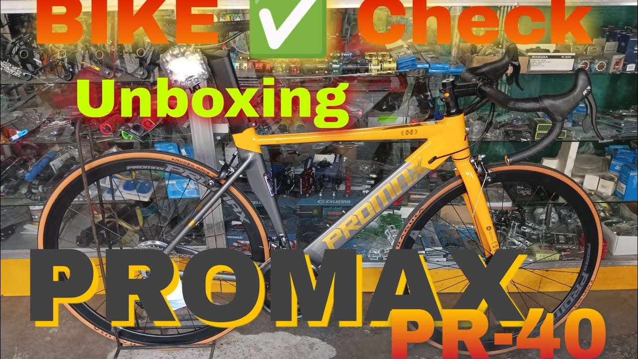 BIKE check PROMAX PR-40 Roadbike 🚲 aero V299 - YouTube