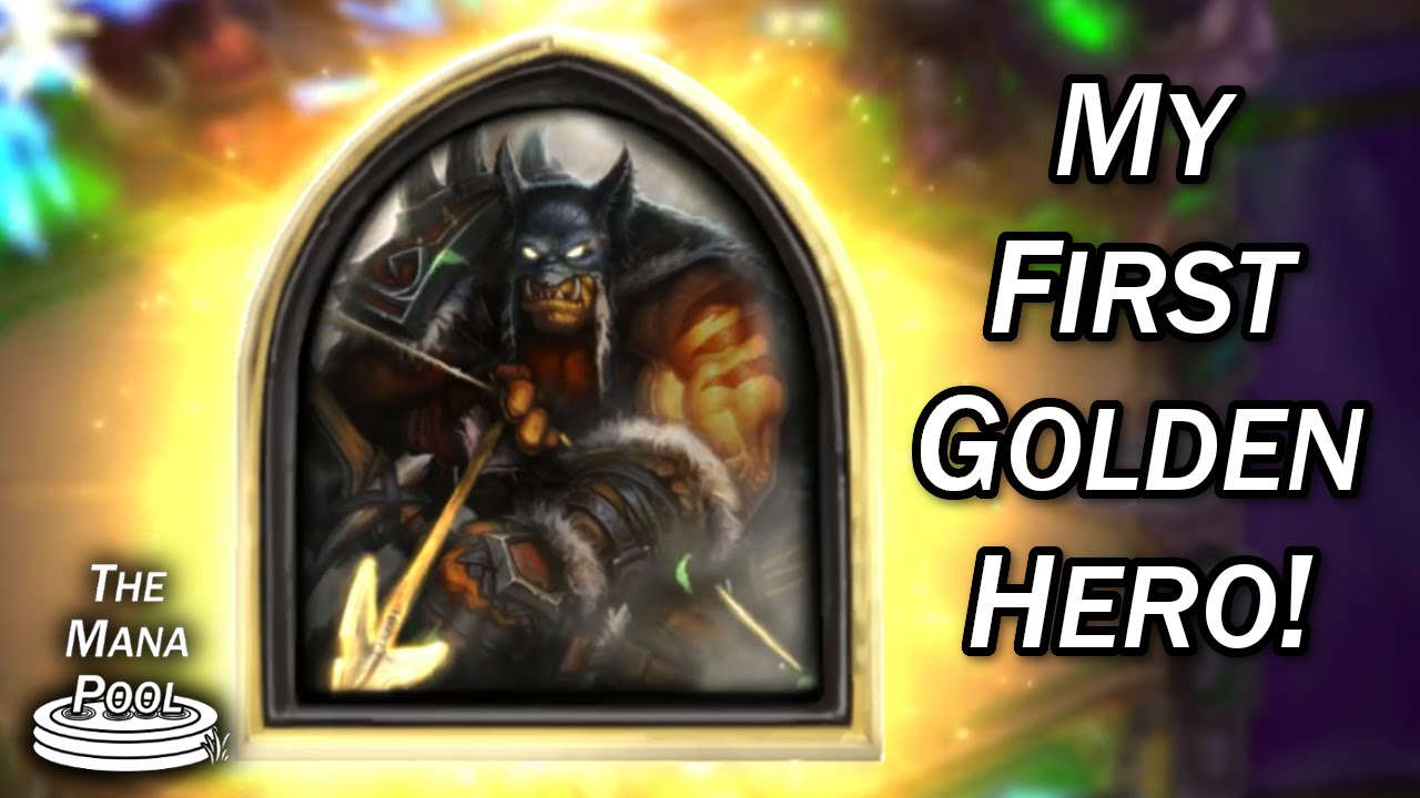 My First Golden Hero! | Hearthstone - YouTube