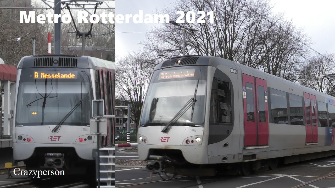 R-net RET Metro Rotterdam 14 Jan. 2021 #2 - YouTube