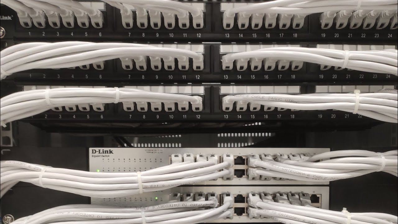 Network Rack arrangements | 27u rack - YouTube