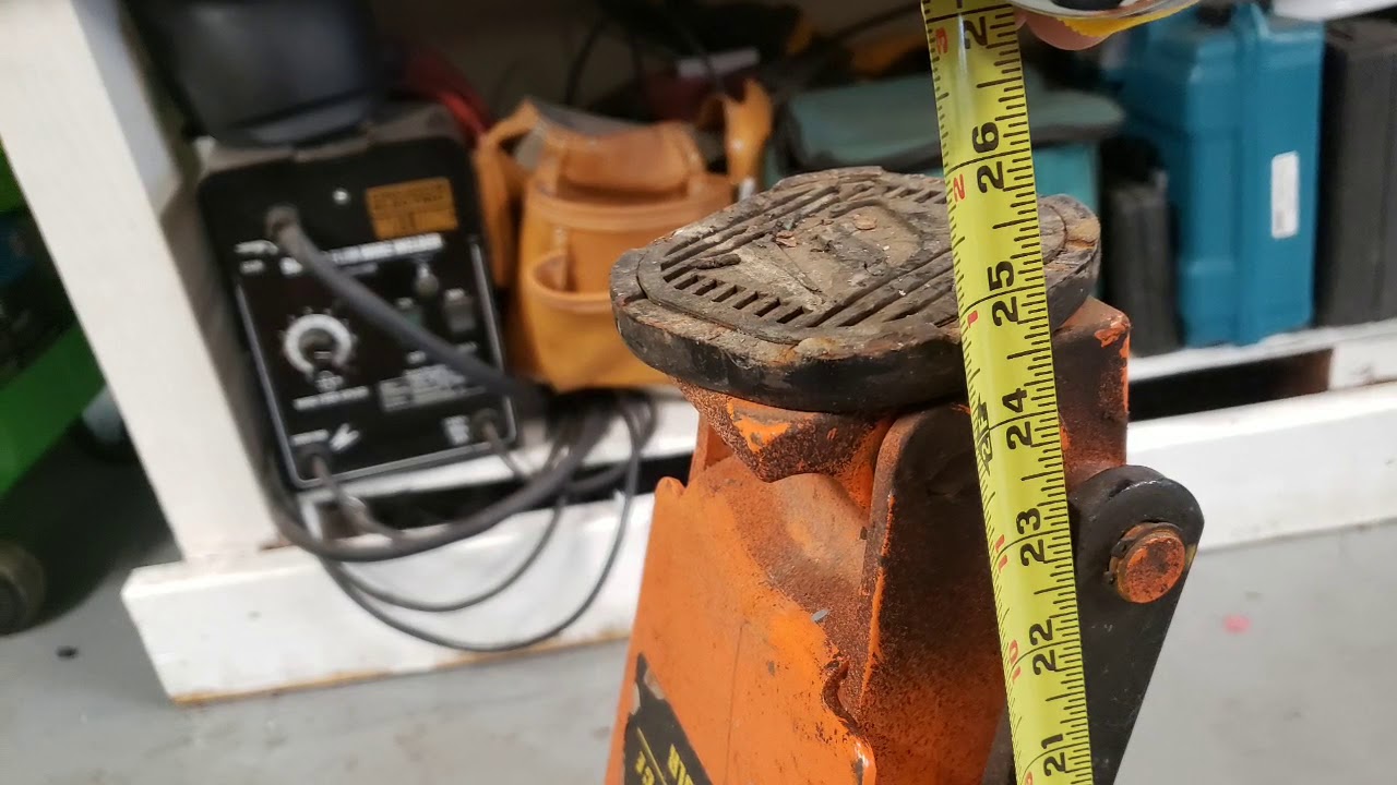 Daytona 3 ton low profile long reach jack! 1 year ownership! - YouTube