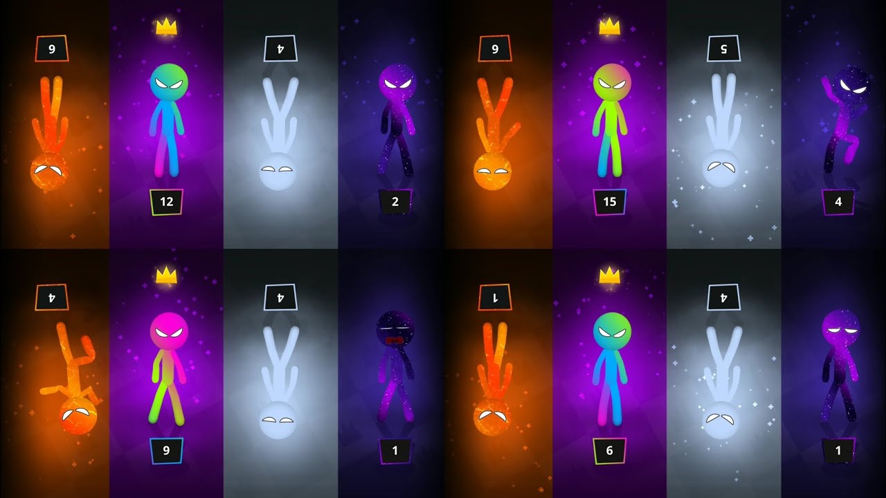 Galaxy Stickman MINIGAMES Tournament - Stickman Party 234 Gameplay ...