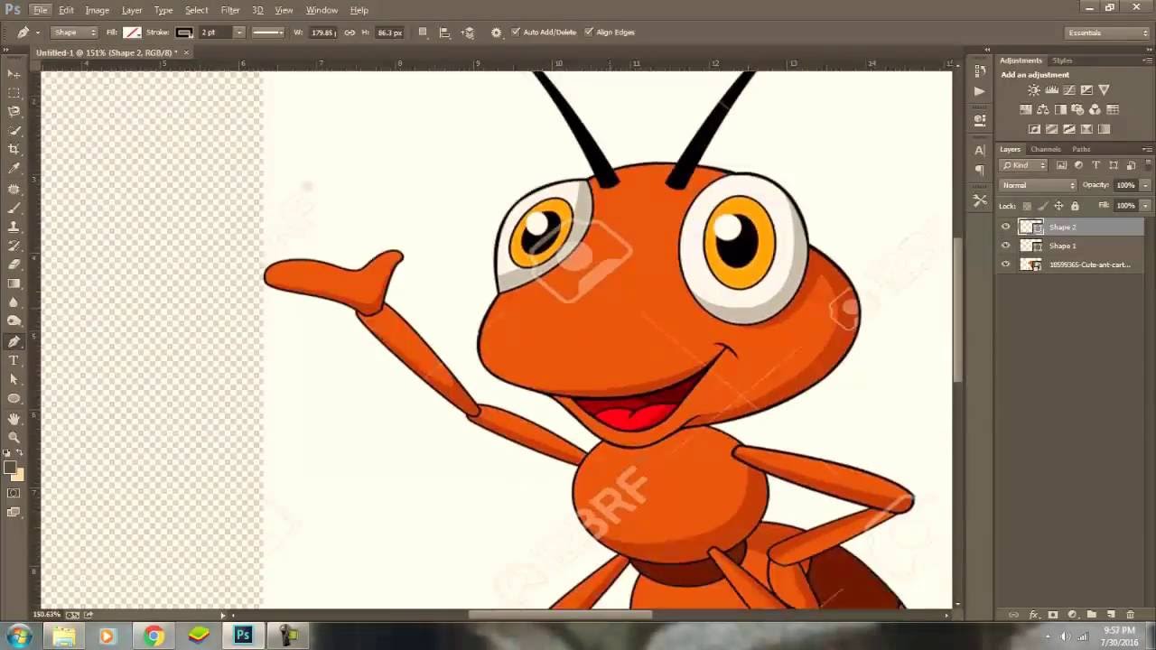 how to redraw in photoshop tutorial - YouTube
