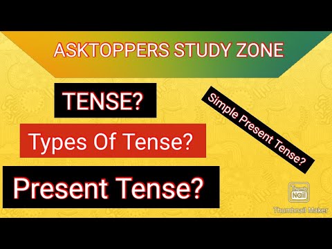 tense || simple present tense || how many kinds of tenses|| - YouTube