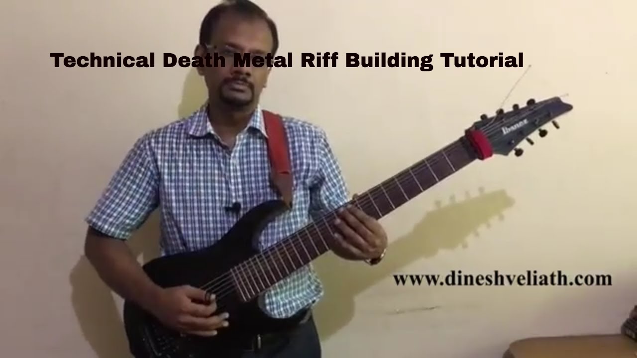 Technical Death Metal Riff Building Guitar Tutorial 2: - YouTube