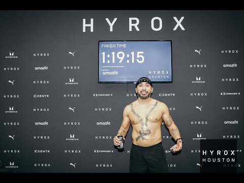 Hyrox Houston 2nd Race | 8 min PB | - YouTube