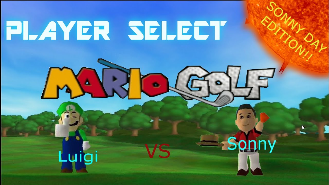 Mario Golf Gameplay - Nintendo 64 - Sonny Day Edition - YouTube