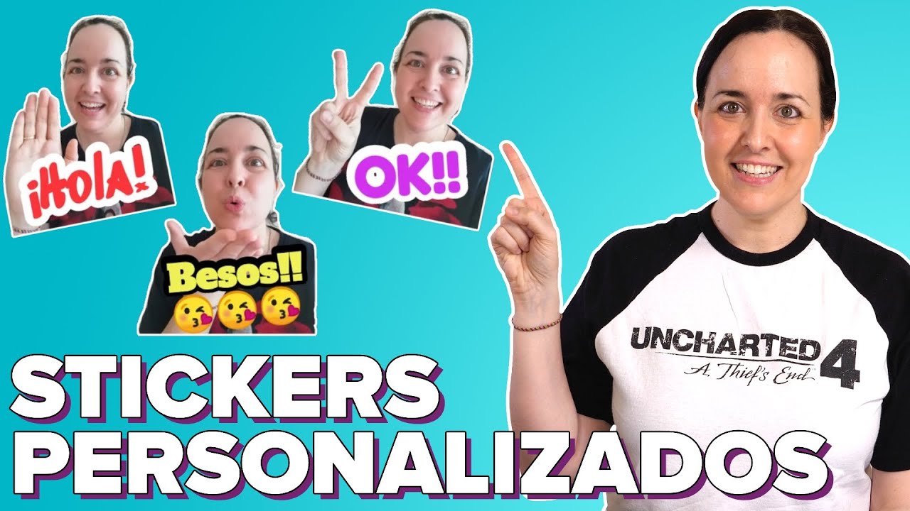 Crea TUS PROPIOS STICKERS para WHATSAPP (¡muy fácil!) | ChicaGeek - YouTube