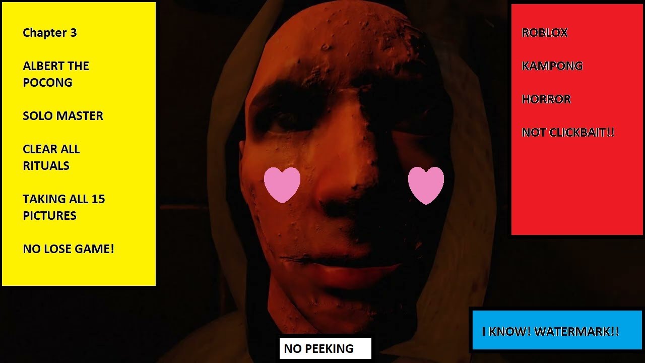 How To Beat: Roblox Kampong Chapter 3: Albert The Pocong Solo Master ...