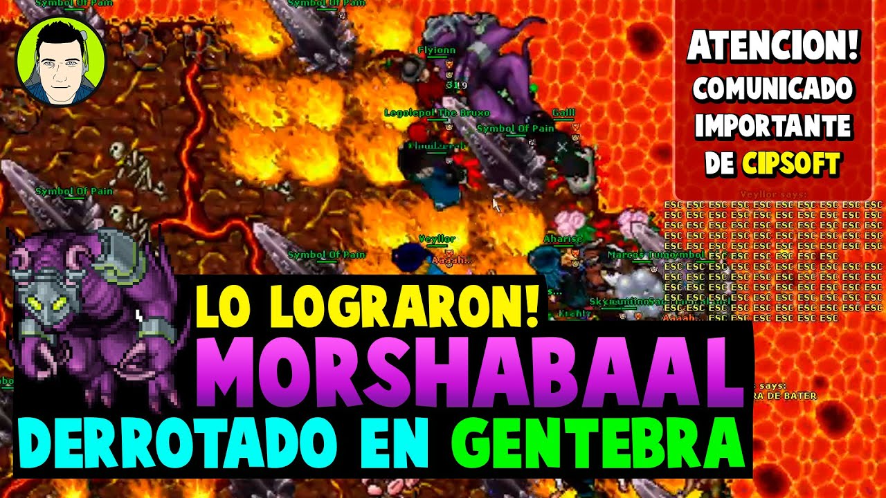 Primer Morshabaal Derrotado en Tibia | Hail Gentebra | Cipsoft anuncia cambios - YouTube