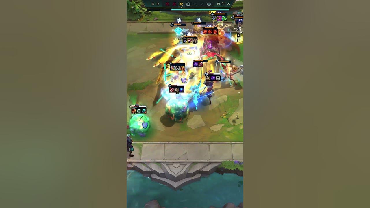 3星克黎思妲S9 05 | 裝備鄂爾神器冥火之擁 | 6暗影島 | VS3星蓋倫 | 戰棋 S9 | LOL 聯盟戰棋 TFT) (#shorts ) - YouTube