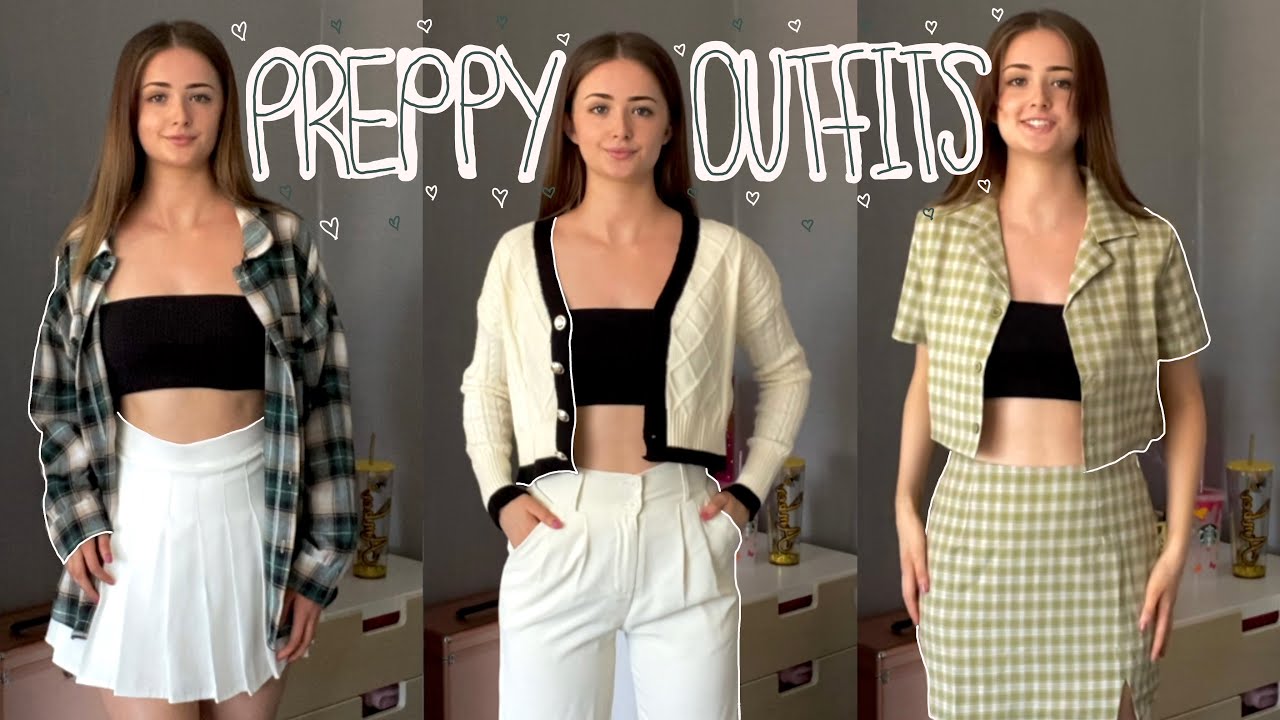 PREPPY OUTIFT INSPIRATION - YouTube