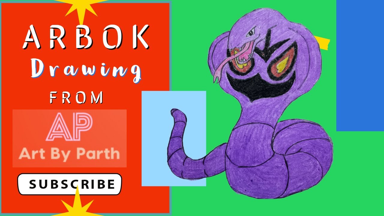 How to Draw Arbok | Pokemon Drawing From @artbyparth88 - YouTube