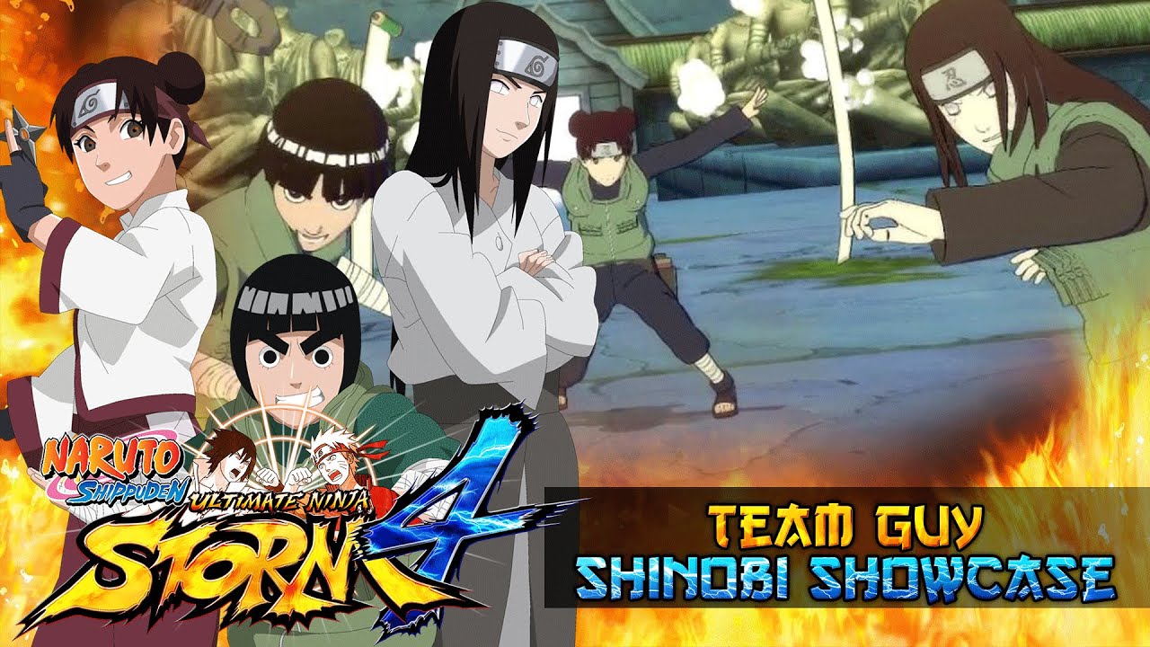 Team Guy #DLC PACK 2 Gameplay!!! Naruto Shippuden Ultimate Ninja Storm ...