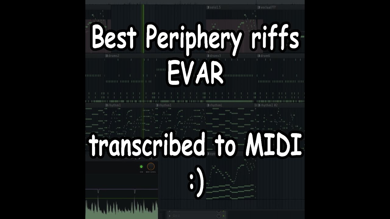 Periphery - Omega: transcribed to Midi - YouTube