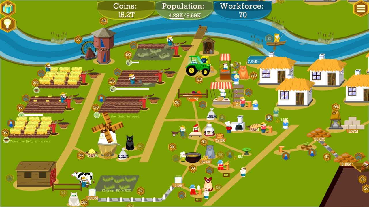 Farm and Mine 1.0.9 UPDATED VERSION REVIEW BY THE NONAME - YouTube