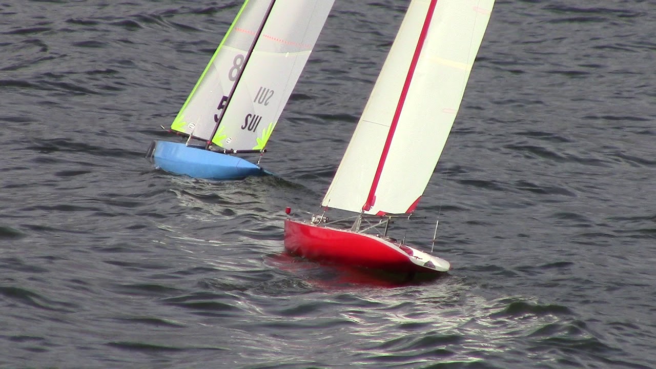 RC Sailing, 10 Rater "GothiX", (4.Test) und die KARNEOL (gebaut von G ...
